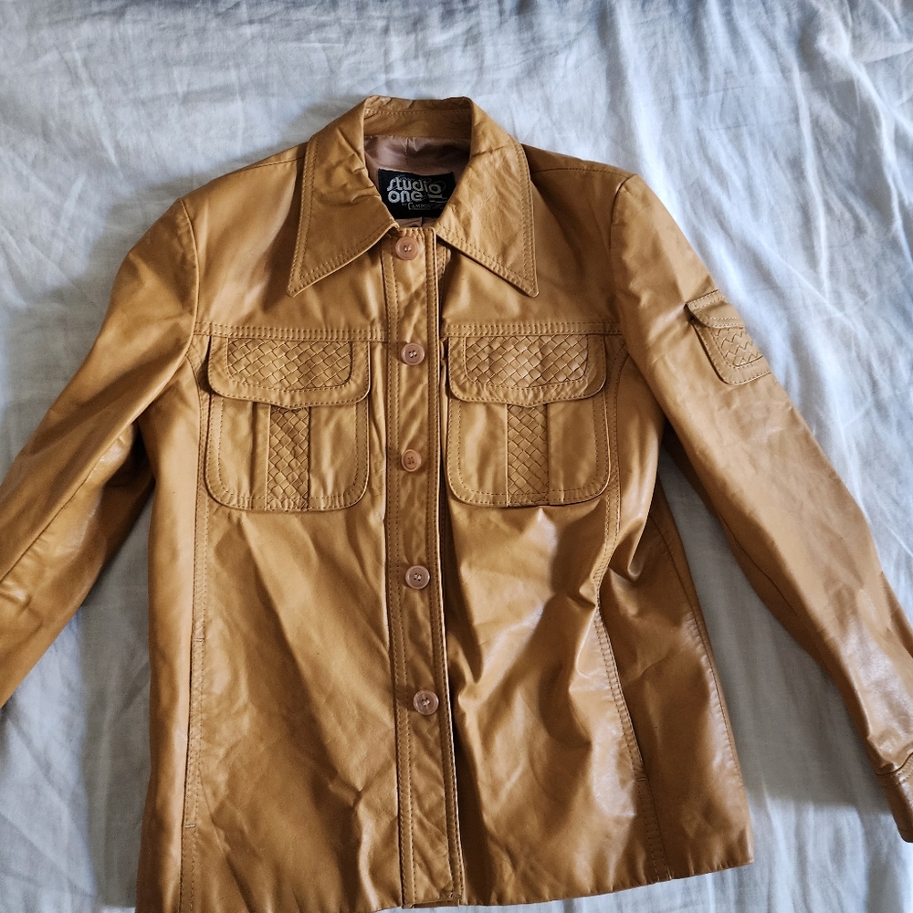 Vintage 1970s Leather Jacket. - Gem